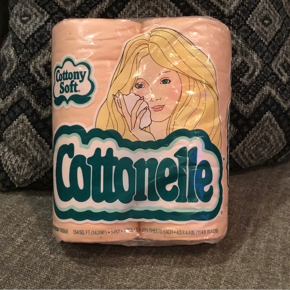 Vintage | Bath | Vintage 7s Cottonelle Bathroom Novelty Prop Pink ...
